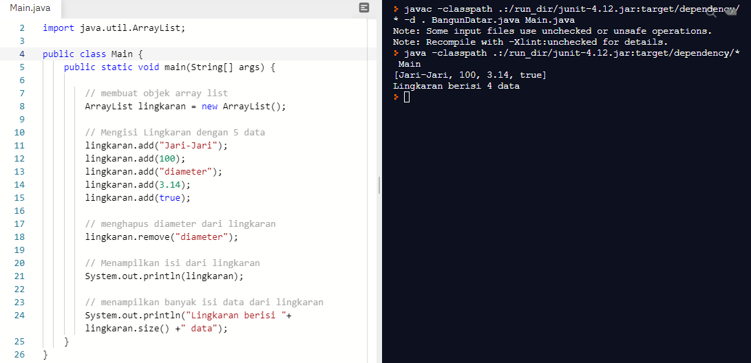 ArrayList pada Java | Program Sederhana Menggunakan ArrayList Dutormasi ...