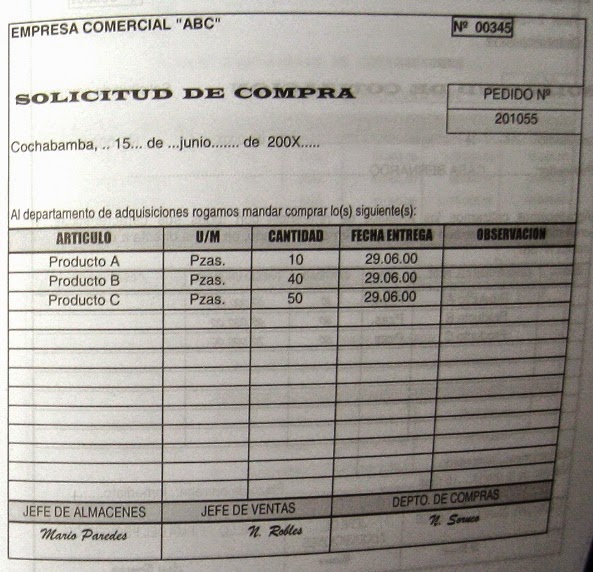 Formato Solicitud de compra | FINANZAS y CONTABILIDAD