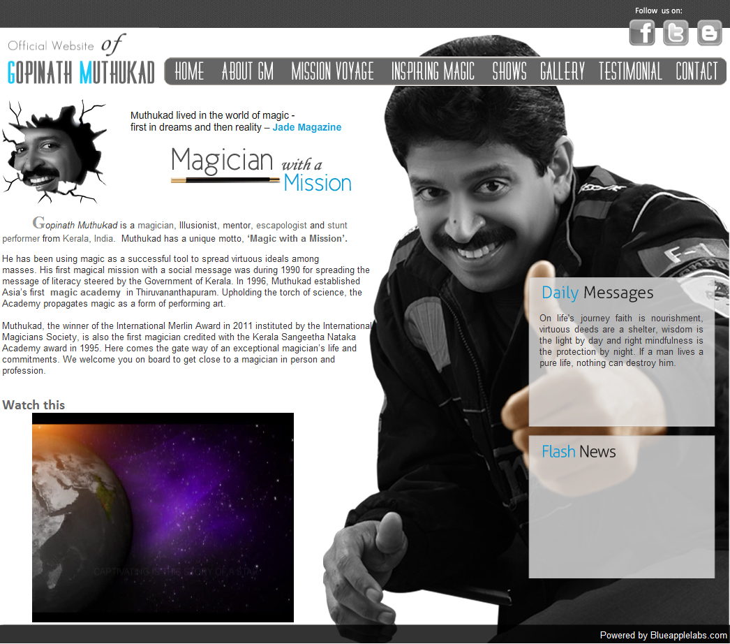 Weekly Newsletter from Magic Academy, India: Gopinath Muthukad launched ...