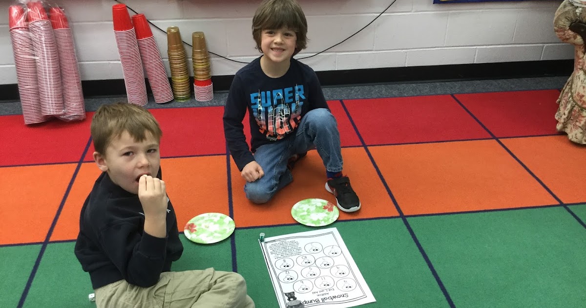 Mrs. Frye Kindergarten 2016-17: Playing the "Snowball Bump" Math Game