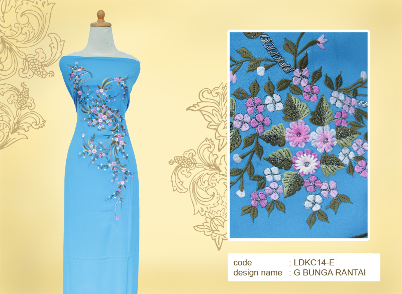 Bunga Rantai E | Aleesya Sulam Collection