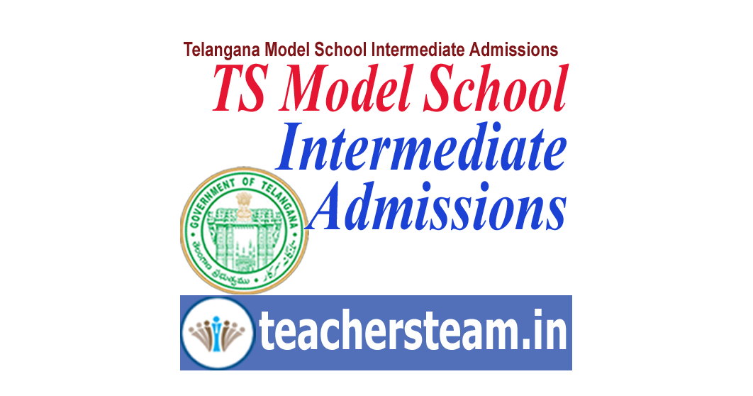 Telangana Model Schools Intermediate Admissions ~ TS Online Classes