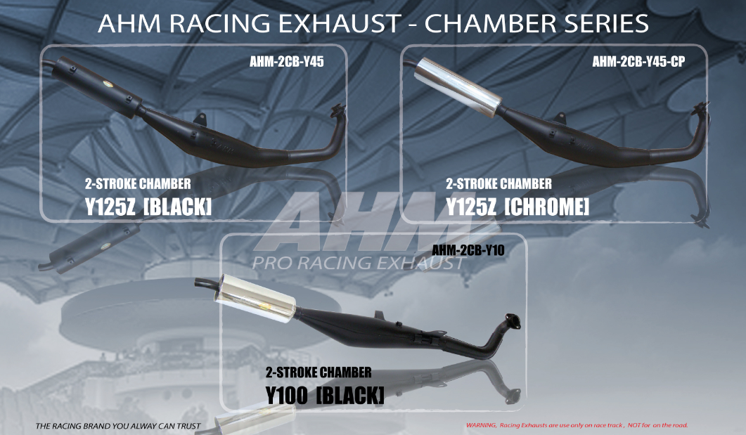 AHM Racing Exhaust Chamber Series 2 Stroke ~ PALEX MOTOR PARTS ONLINE STORE