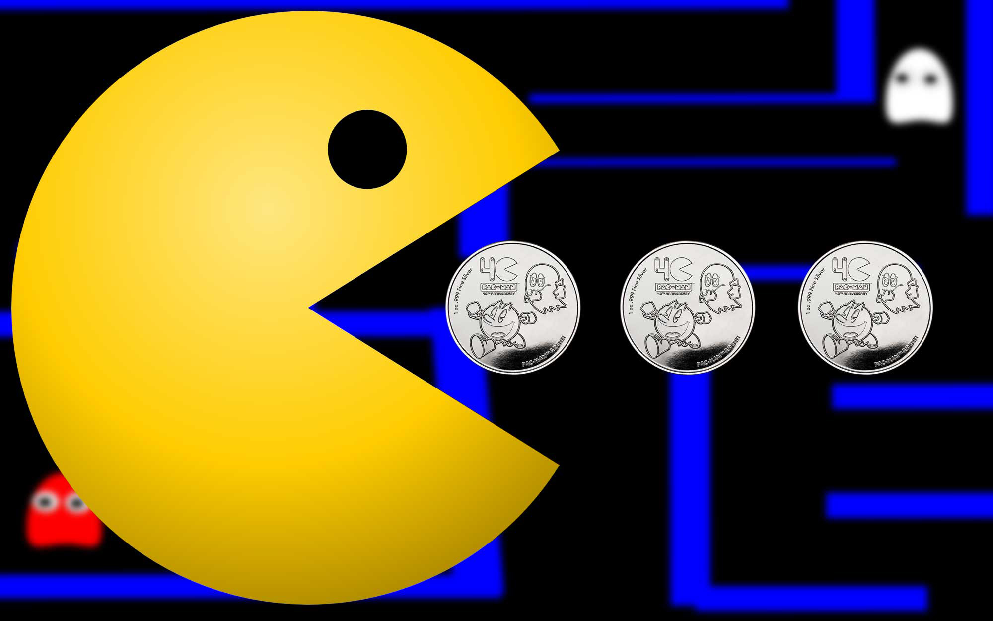 coins and more: 1595) PAC-MAN Arcade Video Game, Niue Islands: 40th ...