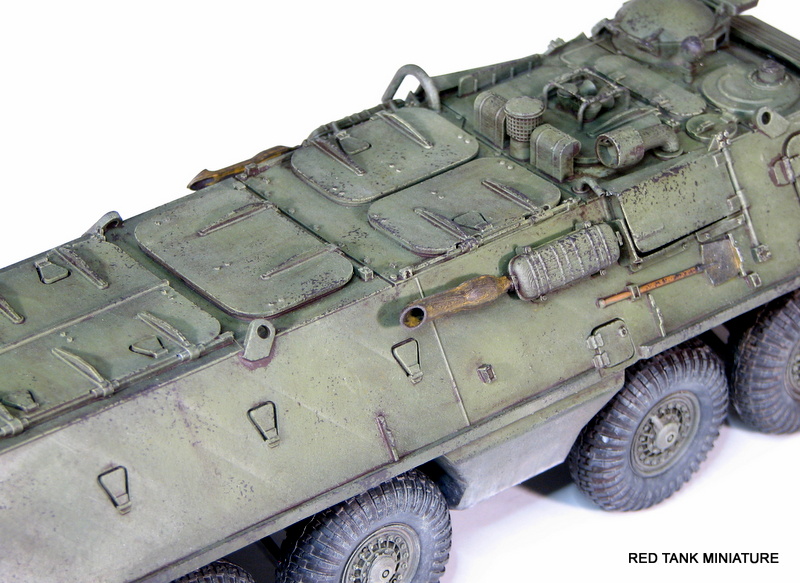 Gulumik Military Models: SKOT-1 / OT-64 1/35 RED TANK MINIATURE