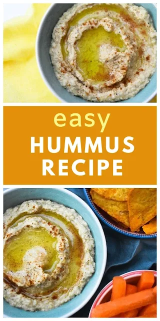 Easy Hummus Recipe | Tinned Tomatoes