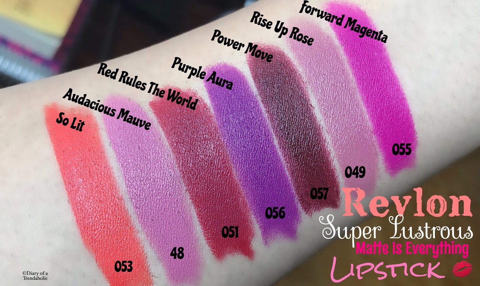 Diary of a Trendaholic : Revlon Super Lustrous Matte Is Everything ...