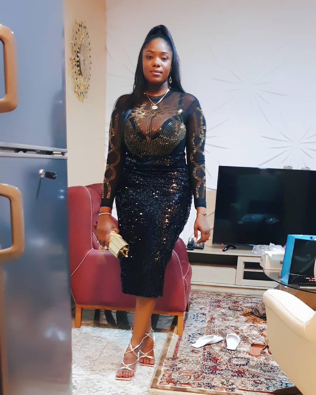 Boobs : Adanma Luke has big boobs and likes to flaunt cleavage in her ...