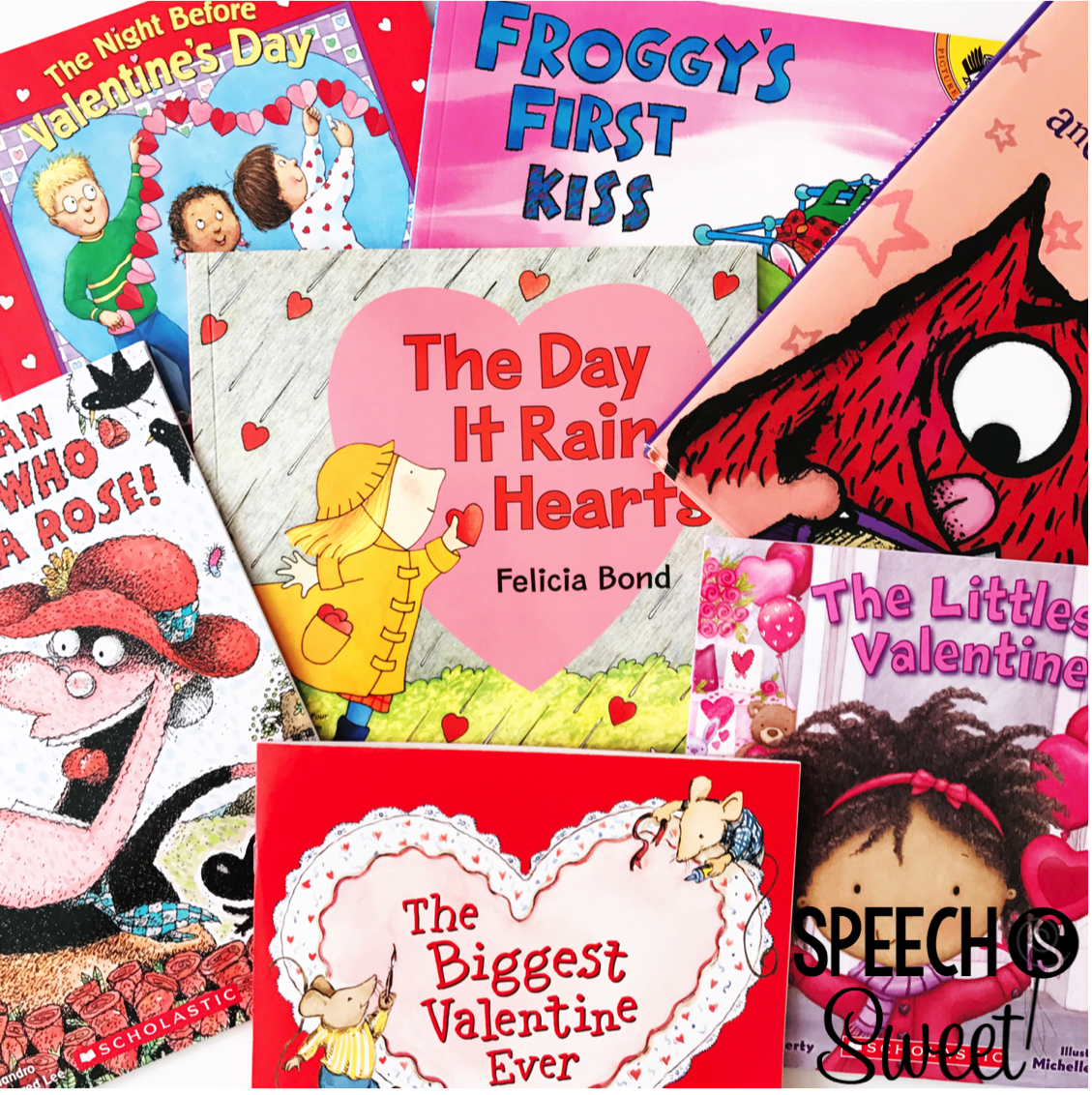 Valentine's Day Books for Speech Therapy - Speech is Sweet