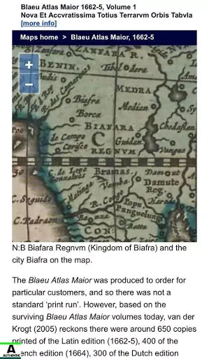 MAP OF BIAFRA