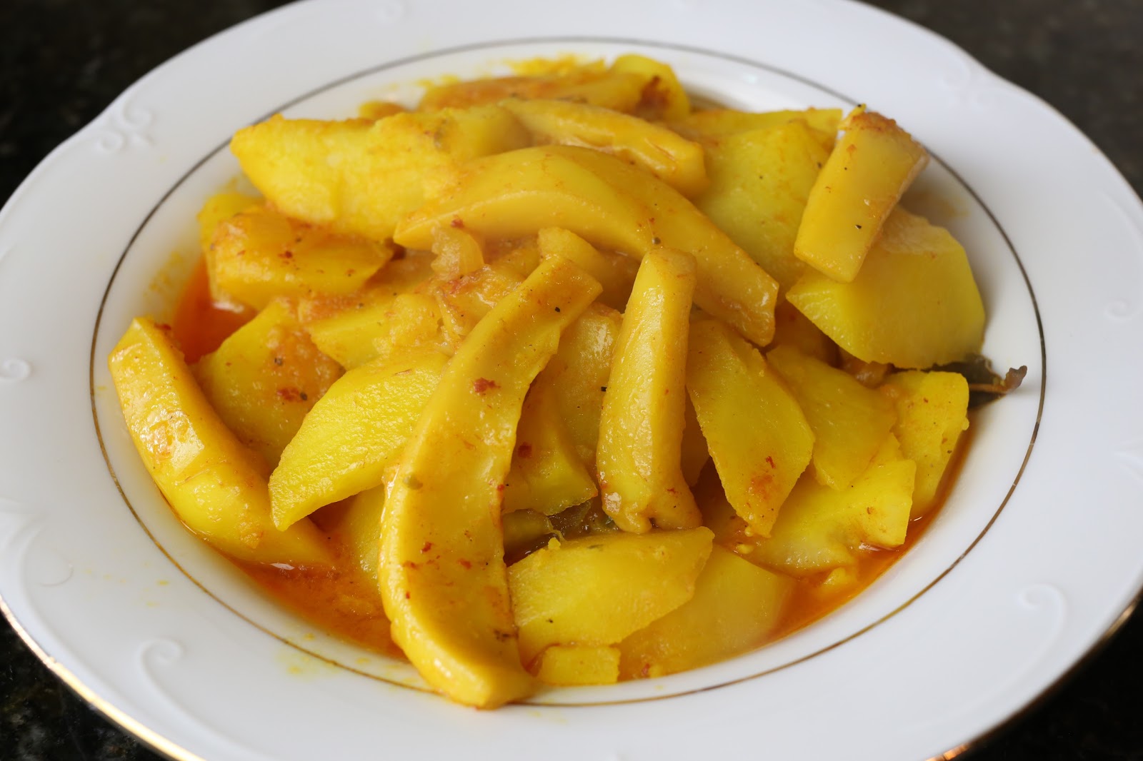 Cocina andaluza: Papas con chocos