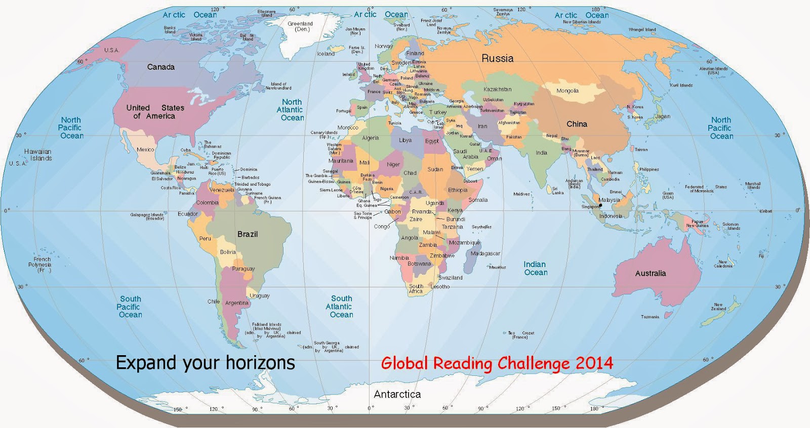 MYSTERIES in PARADISE: Global Reading Challenge 2014 launched