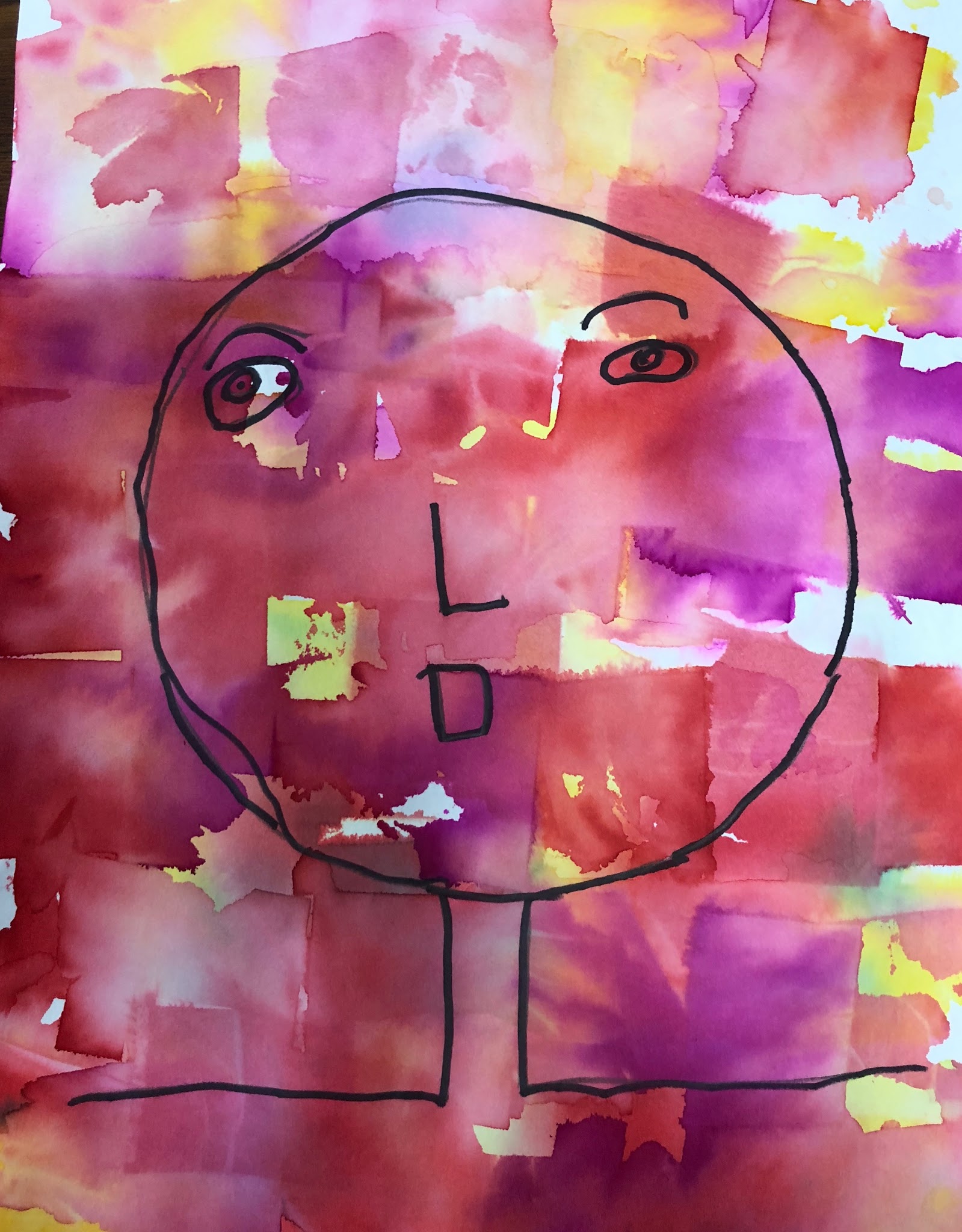 Mrs. Harris' art room: Paul Klee 1st grade art warm and cool colors lesson