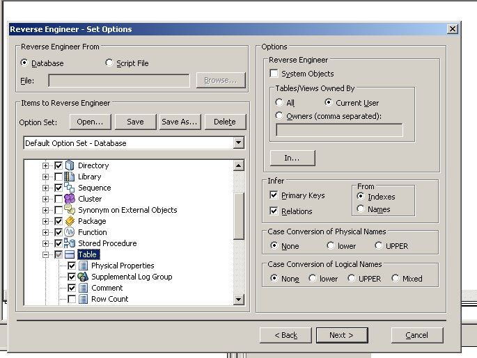 Vasudevan Krishnamoorthy Reverse Engineering Using Erwin Modeler