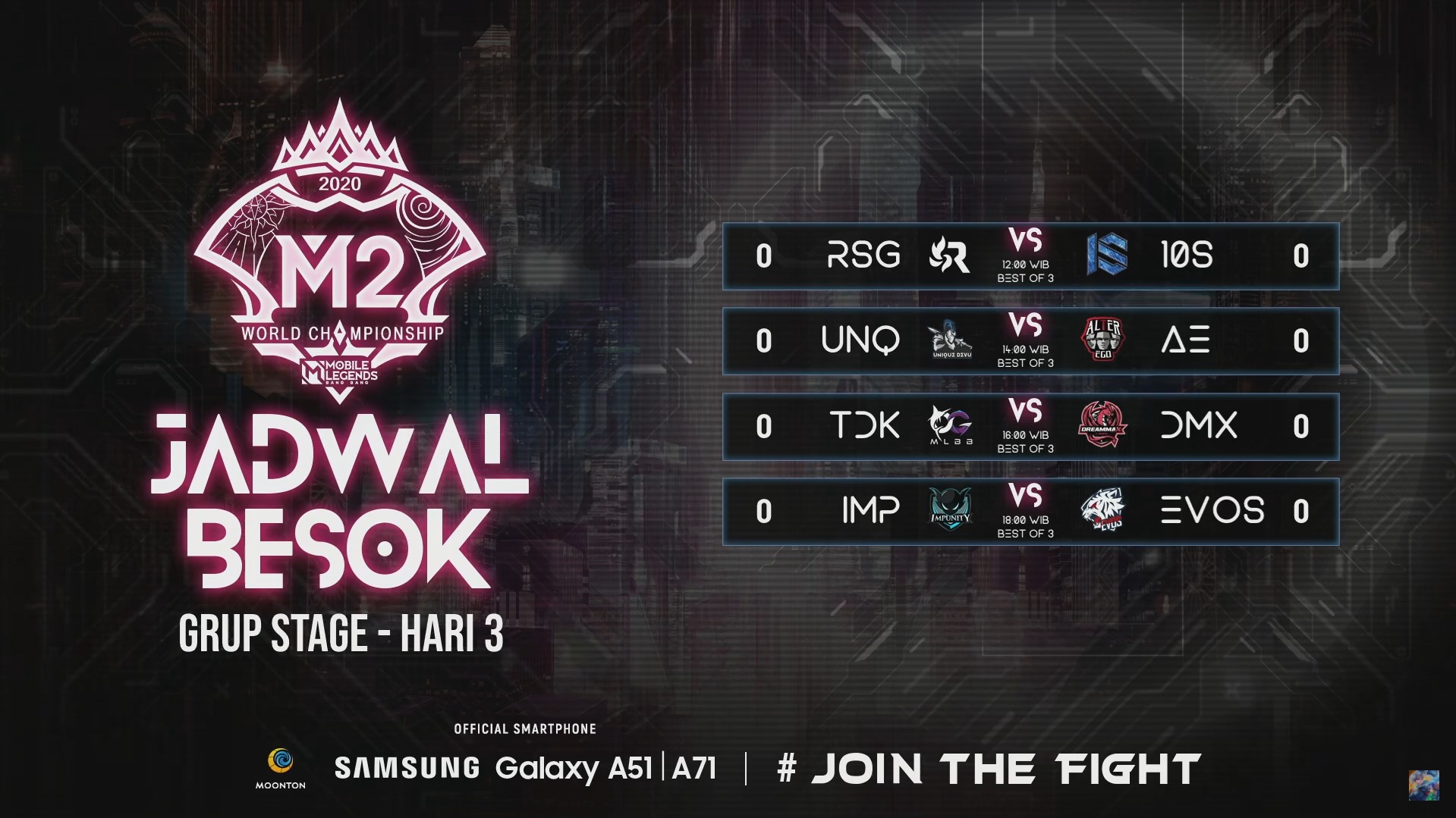 Jadwal M2 MLBB 2021 Group Stage Hari Ke 3 Rabu 20 Januari - RETUWIT