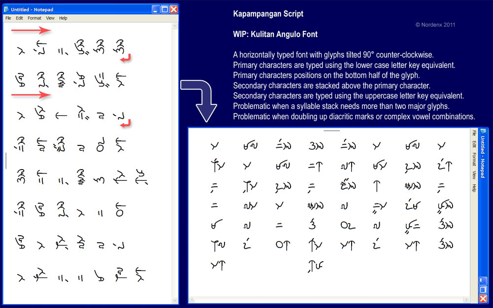 Baybayin Fonts and Typography: Kulitan Angulo Typepad