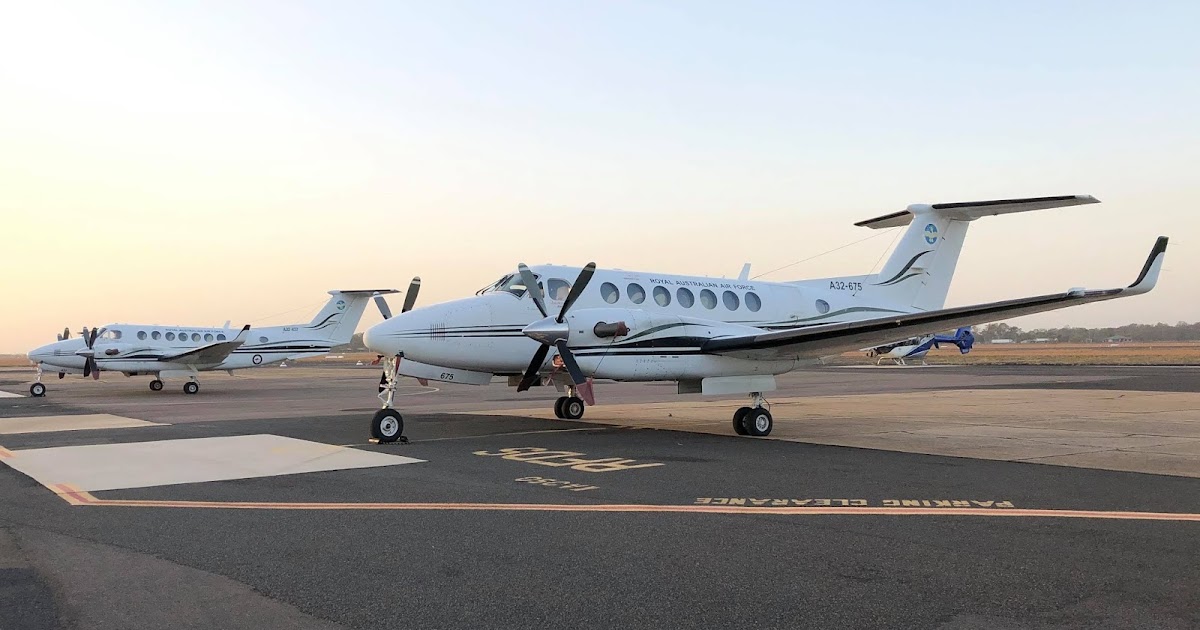 Central Queensland Plane Spotting: RAAF Beech B350 Super King Air ...