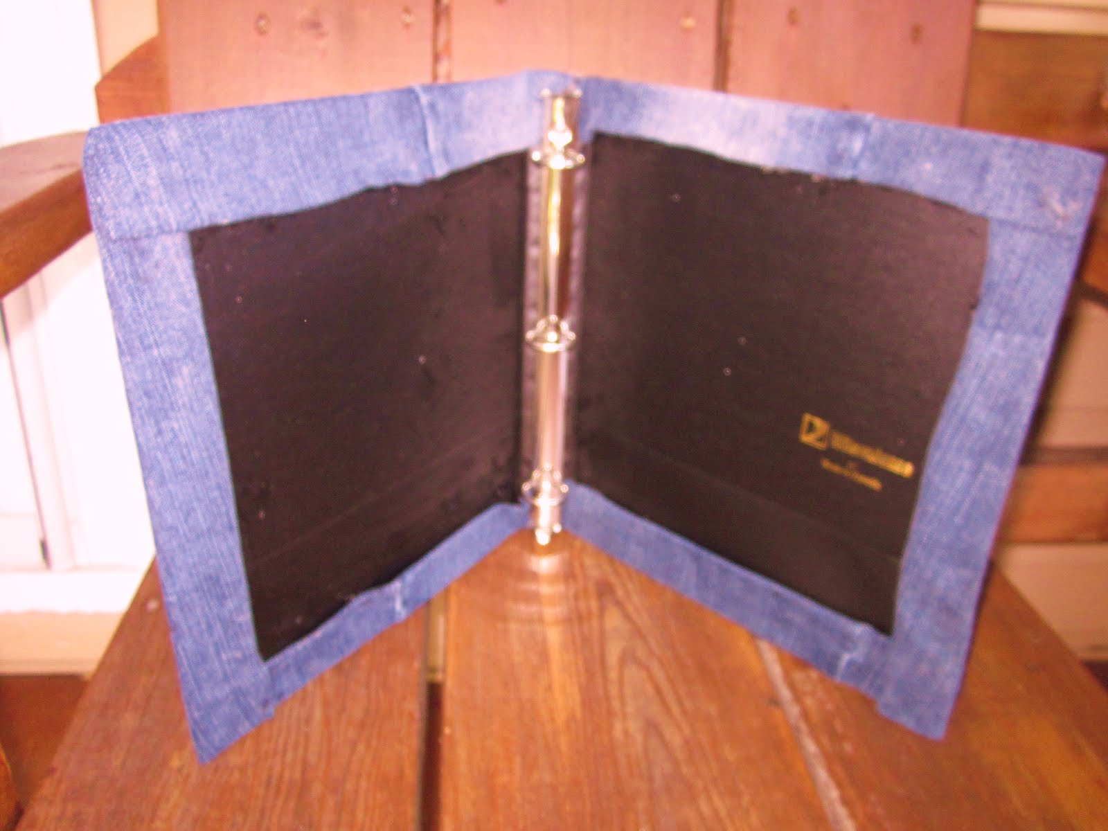Blue Janes Bags: DIY Denim Covered Notebook