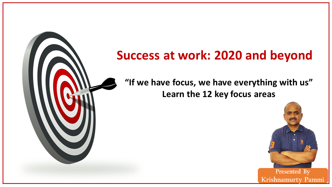 Well Being: Success at Work: 2020 and beyond