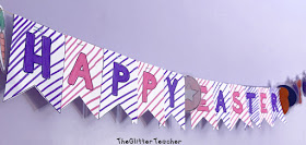 The Glitter Teacher: Recortables y banderines de PASCUA