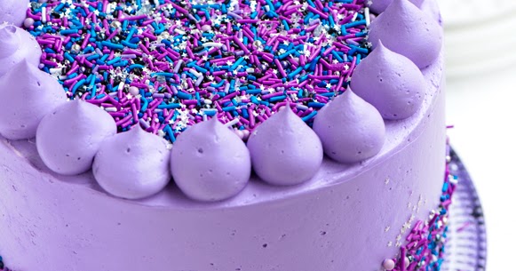 Galaxy Layer Cake - Happy Recipes Mom