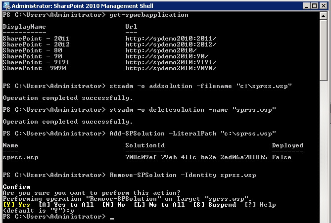 Sharepoint Kings Stsadm Vs Powershell Deploying A Solution