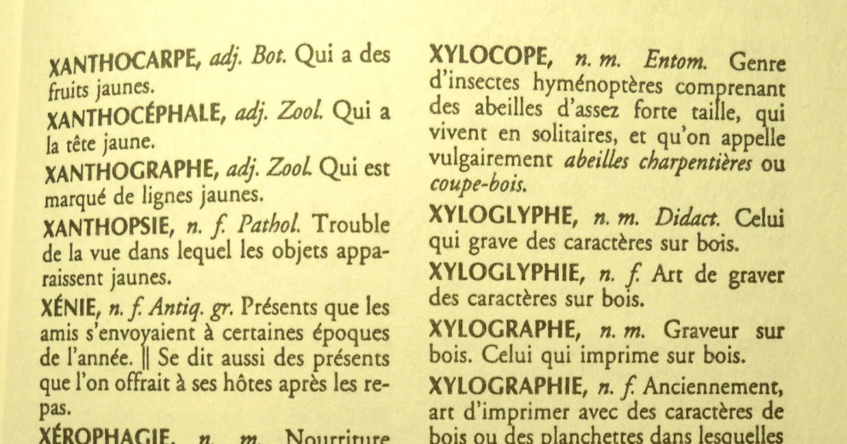La France qui s'évapore :: Xanthopsie