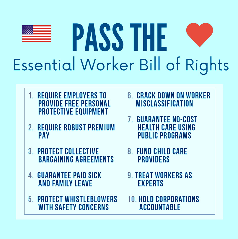 Pass The Essential Workers Bill of Rights