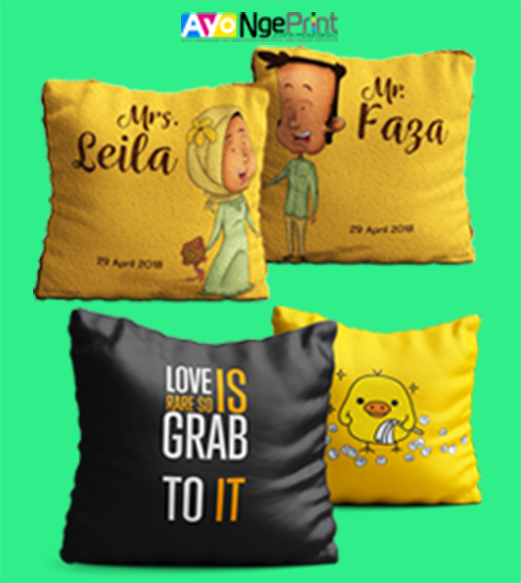 Tekstil,Sablon Bantal Custom,Mandiraja Banjarnegara, | Proses Cepat ...