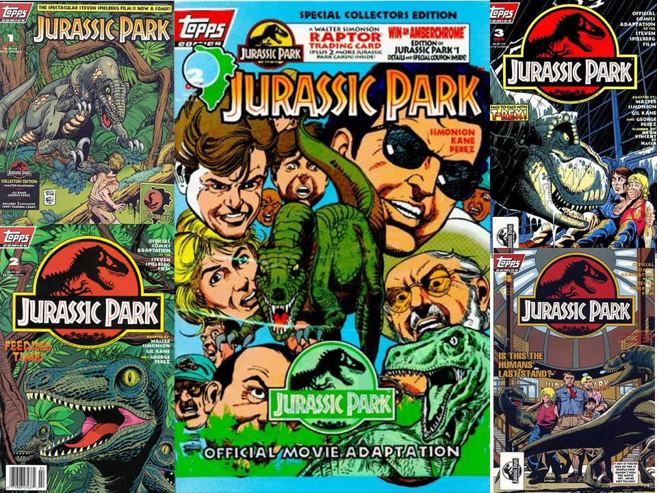 Dave's Comic Heroes Blog: A World of Topps' Jurassic Park Comics
