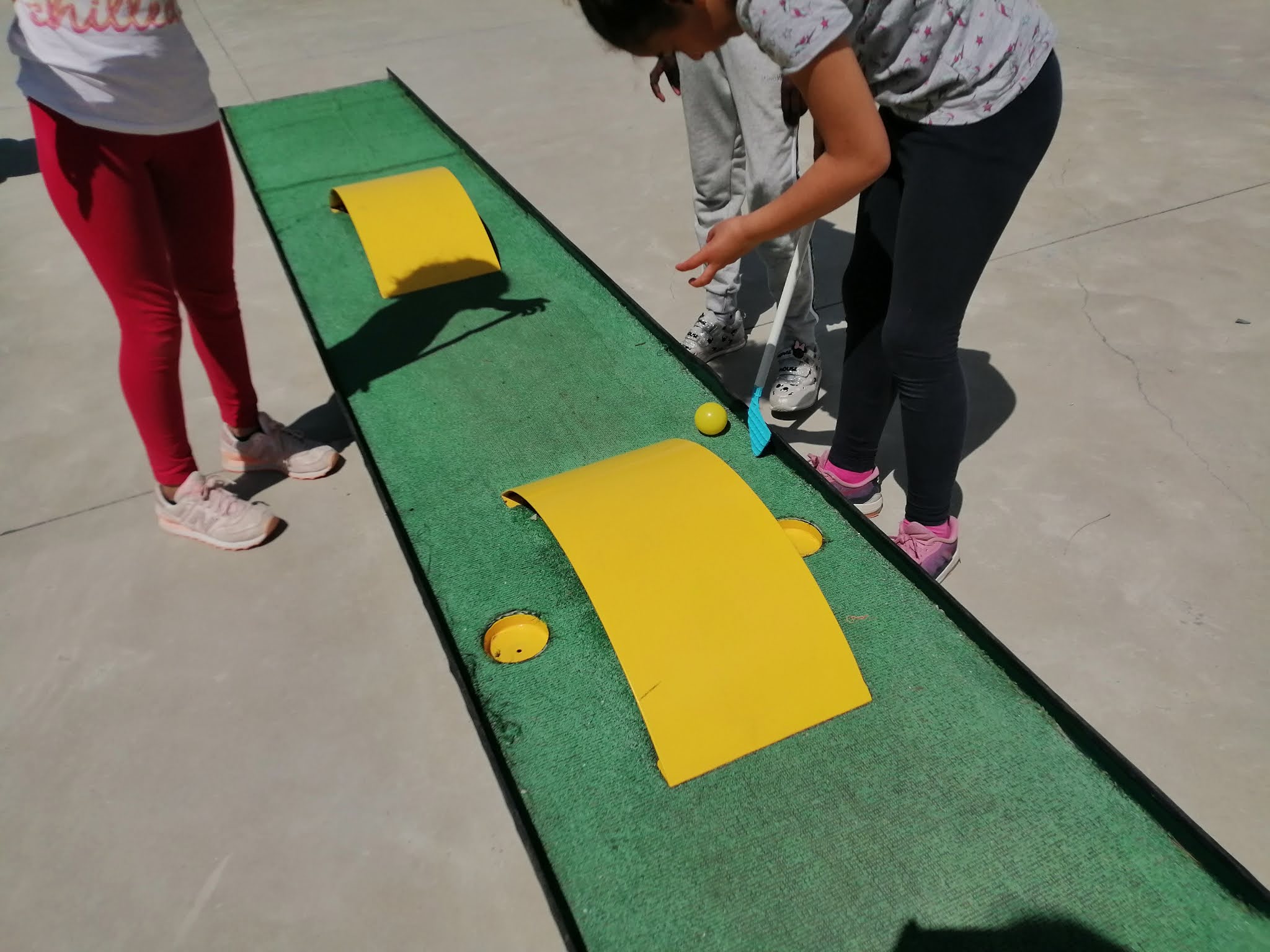.: Mini golfe na escola