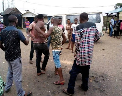 Photos: 2 Brothers In Street Fight Over Land In Sapele Delta State..One ...