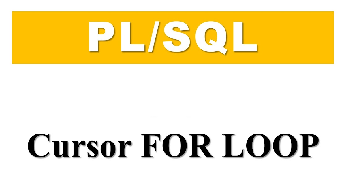 Hasan Jawaid Oracle Plsql Cursor For Loops