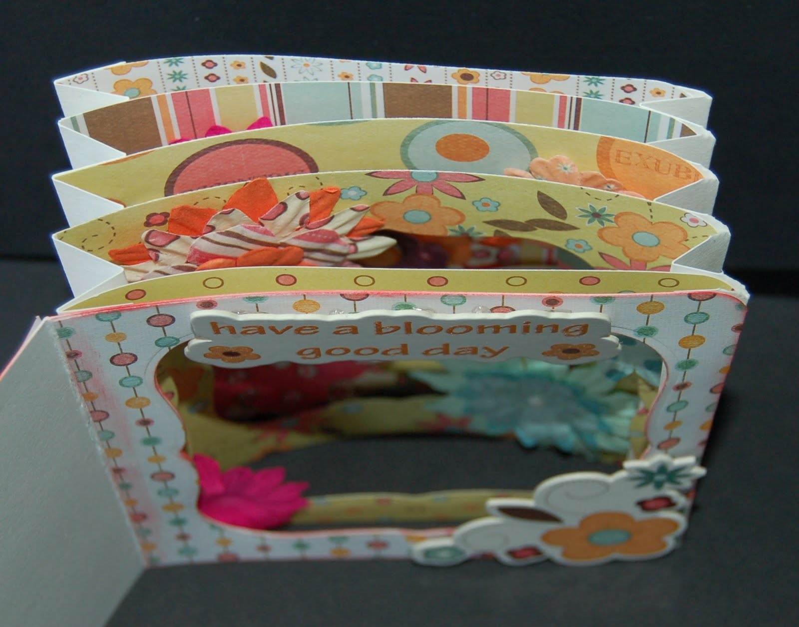 Izzwizz Creations: Tunnel cards 2 - a Castle and lots of Flowers