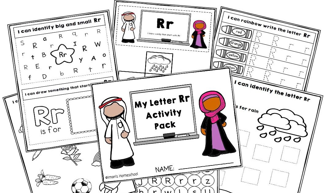 Iman's Homeschool ~ The Curriculum: Letter Rr Activity Pack