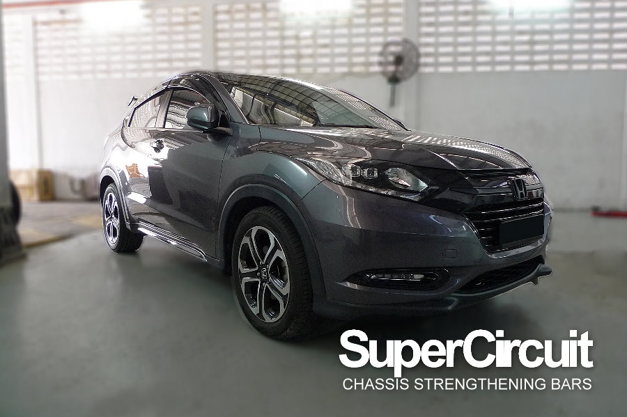 SUPERCIRCUIT CHASSIS STRENGTHENING BARS: Honda HR-V Front Chassis ...