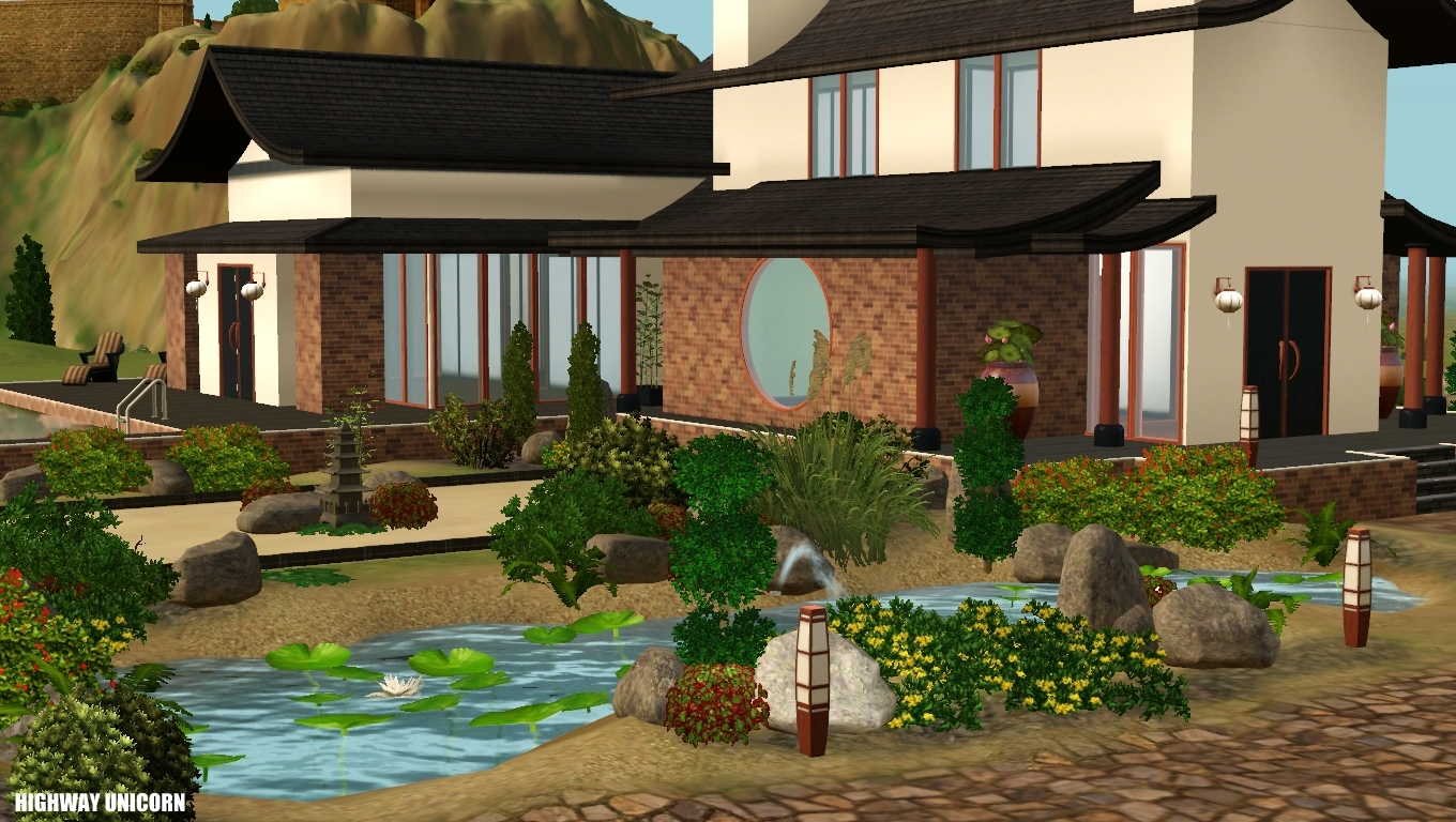My Sims 3 Blog: JOMEI Asian Modern House by Highway Unicorn