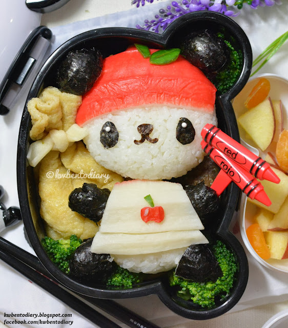 Karenwee's Bento Diary: Bento2014#Jan15~Sanrio Pandapple