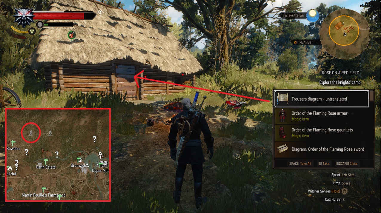 THE WITCHER 3 : OFIERI ARMOR SET DIAGRAM, LOKASI & CARA MENDAPATKANNYA ...