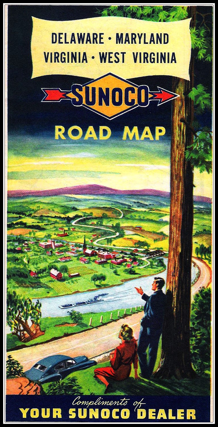 Ghosts Of The Great Highway: Retro Rewind. Vintage Road Maps.