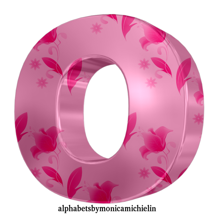 M. Michielin Alphabets: PINK FLOWERS PASTEL ALPHABET SEAMLESS, NUMBERS ...