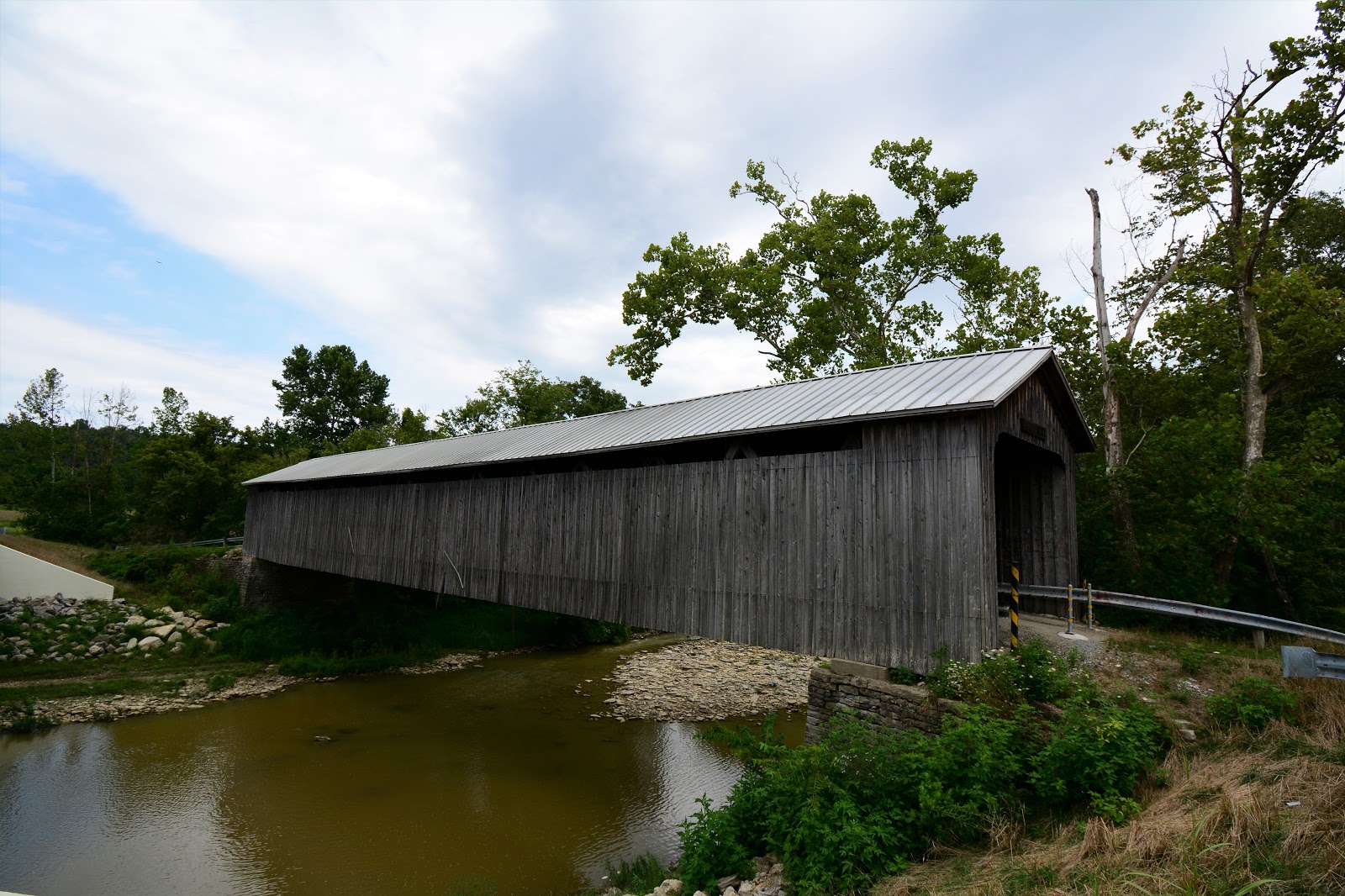 COVERED BRIDGES IN OHIO +: NORTH POLE ROAD COVERED BRIDGE - RIPLEY, OHIO