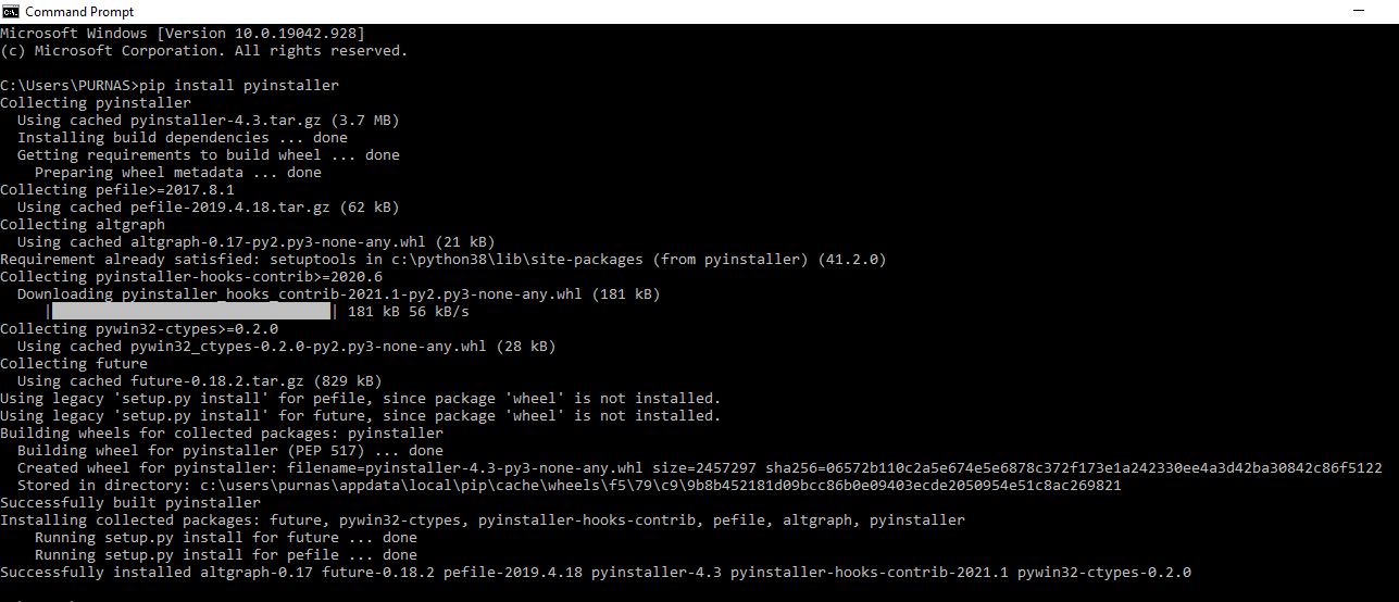 Python Programming: Pyinstaller package in Python