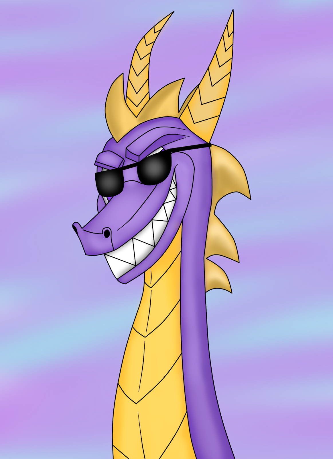 Gordonzora Blog: Spyro Fan Art + Trying Out Different Styles