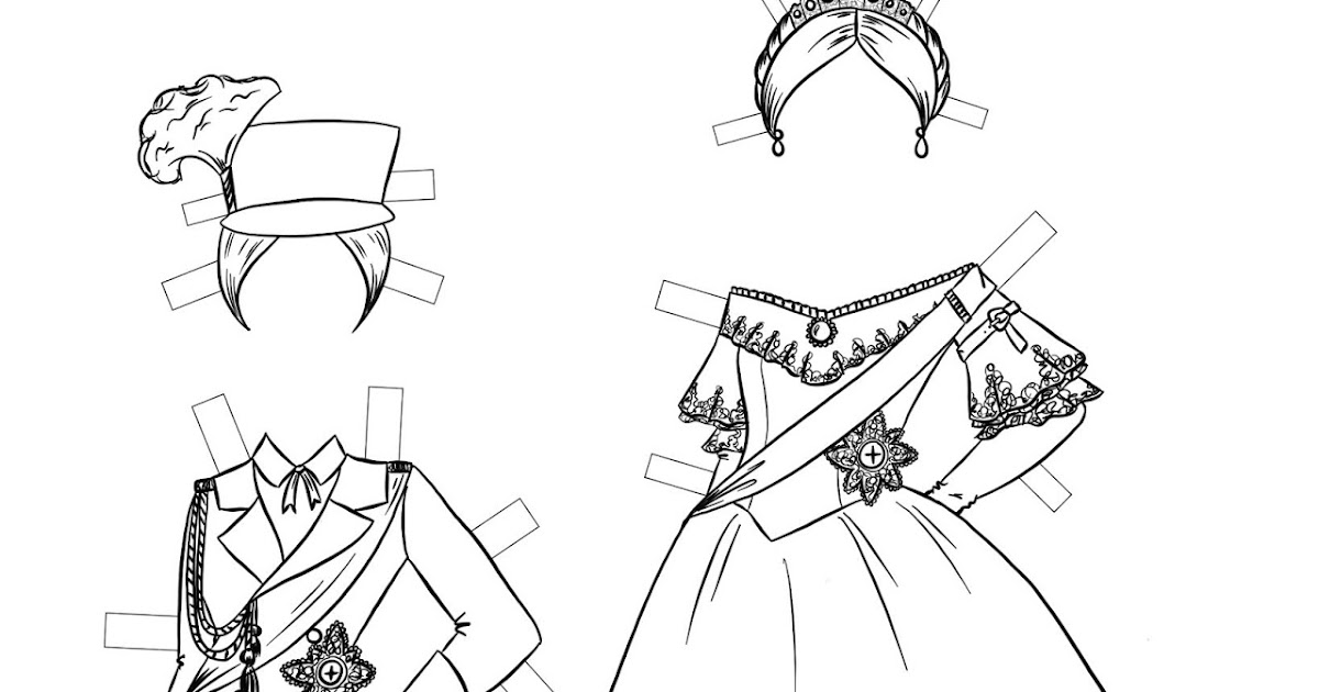 Paper Doll School: Paper Doll Collaboration 2019 - Royalty