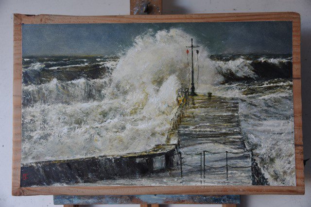 Through the Gaps! - Newlyn Fishing News: #Porthleven baulks - Huge art ...