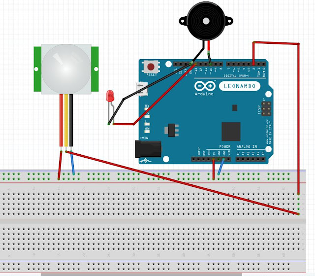 MENDETEKSI GERAKAN MANUSIA DENGAN SENSOR PIR DAN ARDUINO