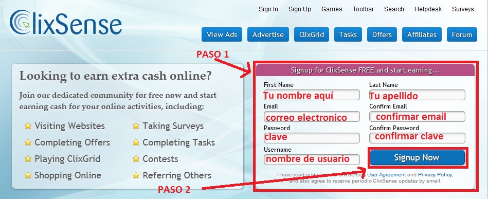 ClixSense: Clickea publicidad y gana dinero fácil, seguro y rápido en ...