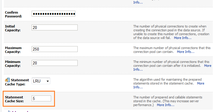 Xml and More: Tuning WebLogic's Prepared Statement Cache
