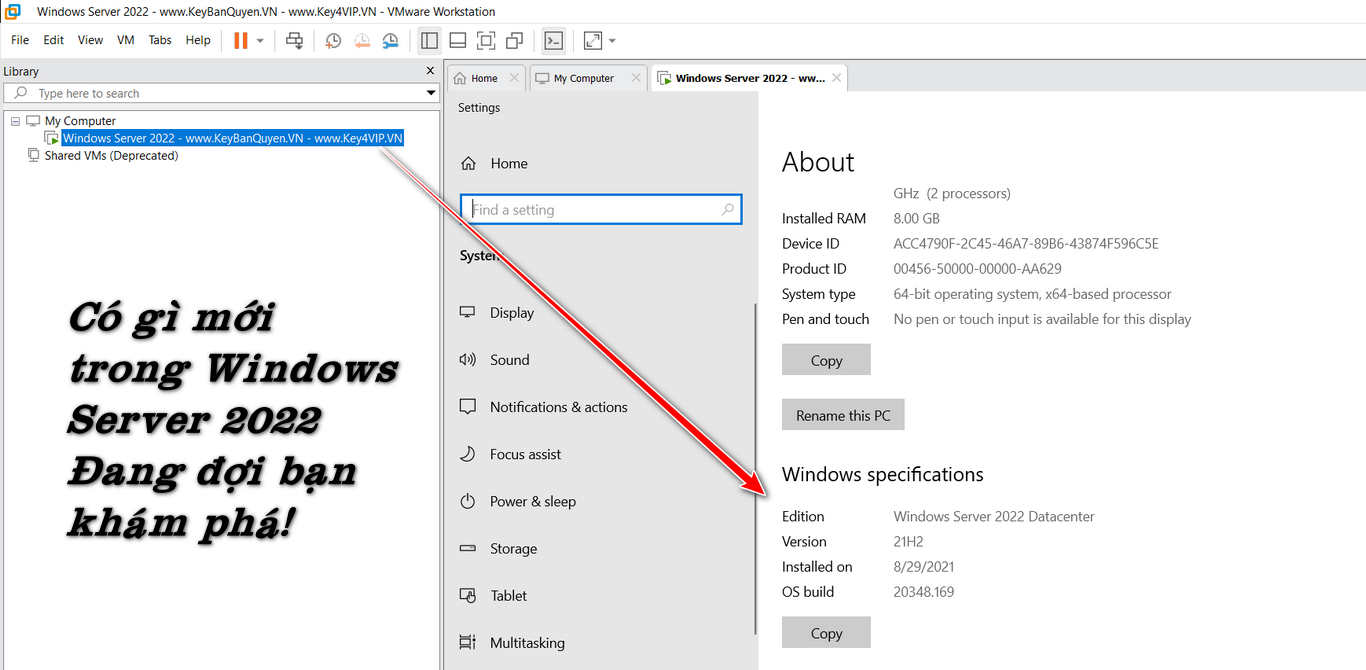 Download Windows Server 2022 ISO + Key bản quyền và những tính năng mới ...